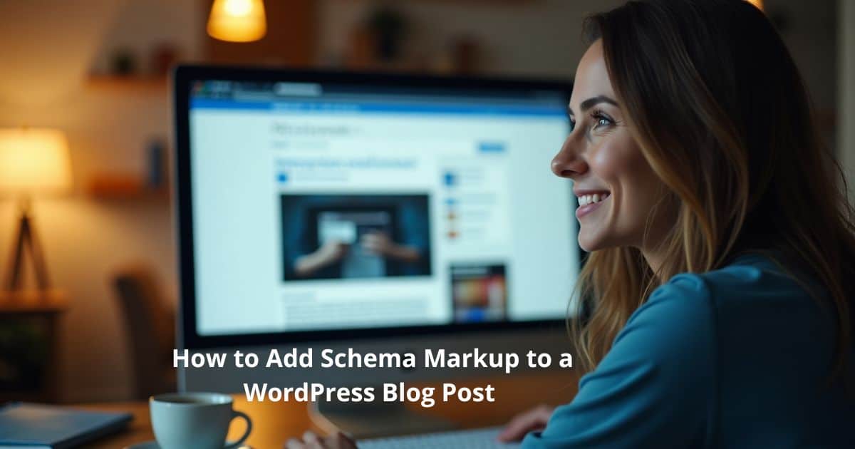 How to Add Schema Markup to a WordPress Blog Post